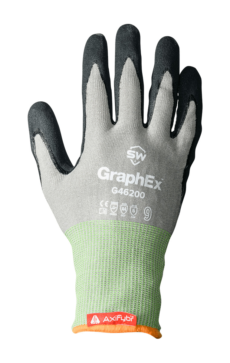 White Cap | SW Safety Graphex Large Ansi Cut A4, Ansi Abrasion Level 6