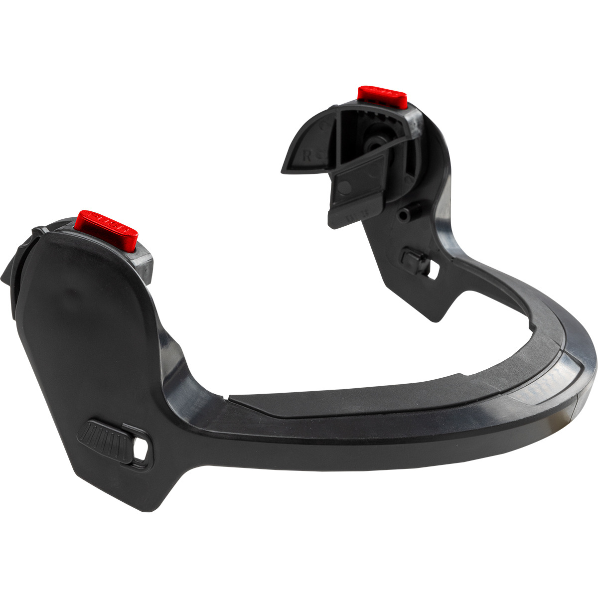 White Cap | PIP Traverse Black Safety Helmet Face Shield Bracket with ...