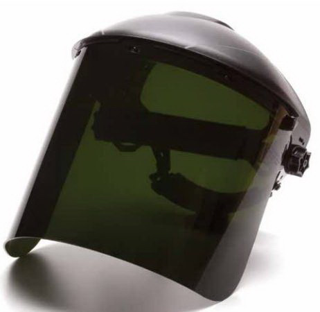 White Cap | Pyramex IR Shade 5 Polycarbonate Face Shield