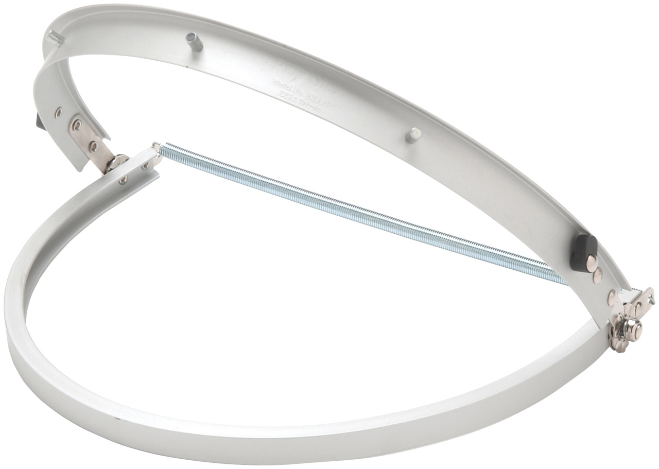 White Cap | Pyramex Alum Headgear Bracket - Full Brim