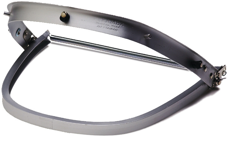 White Cap | Pyramex Alum Headgear Bracket - Cap