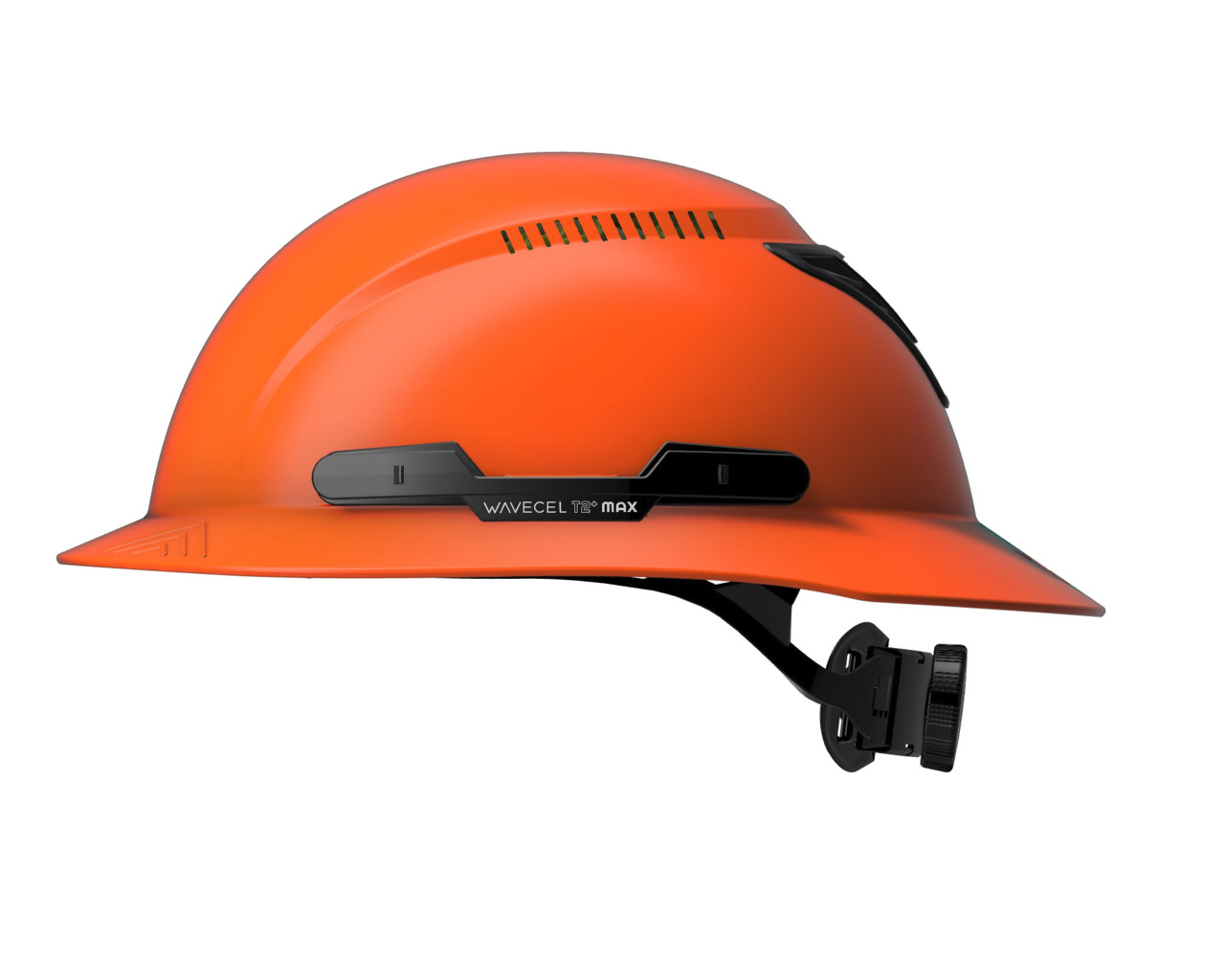 White Cap | WaveCel Safety Orange T2+ MAX Type 2 Full Brim Vented ...