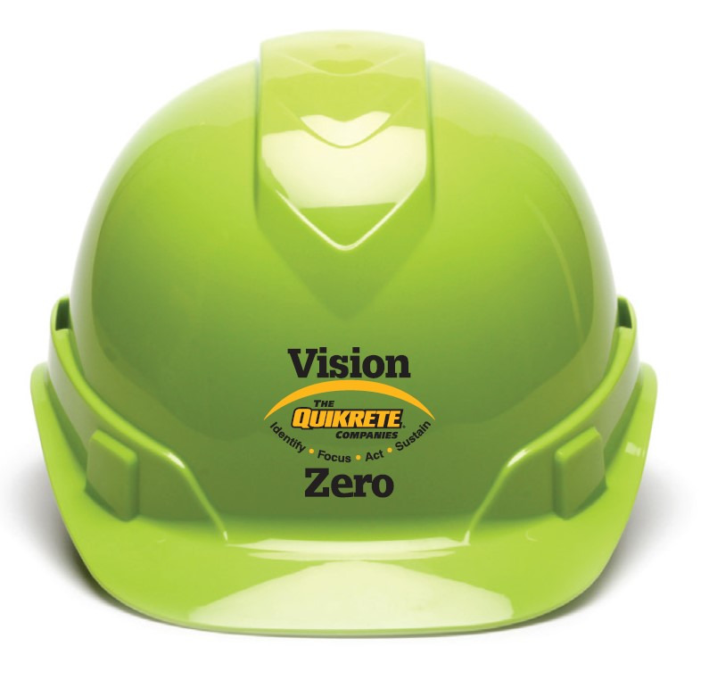 White Cap | Pyramex Hi-Vis Lime Ridgeline Vented Cap Style Hard Hat ...
