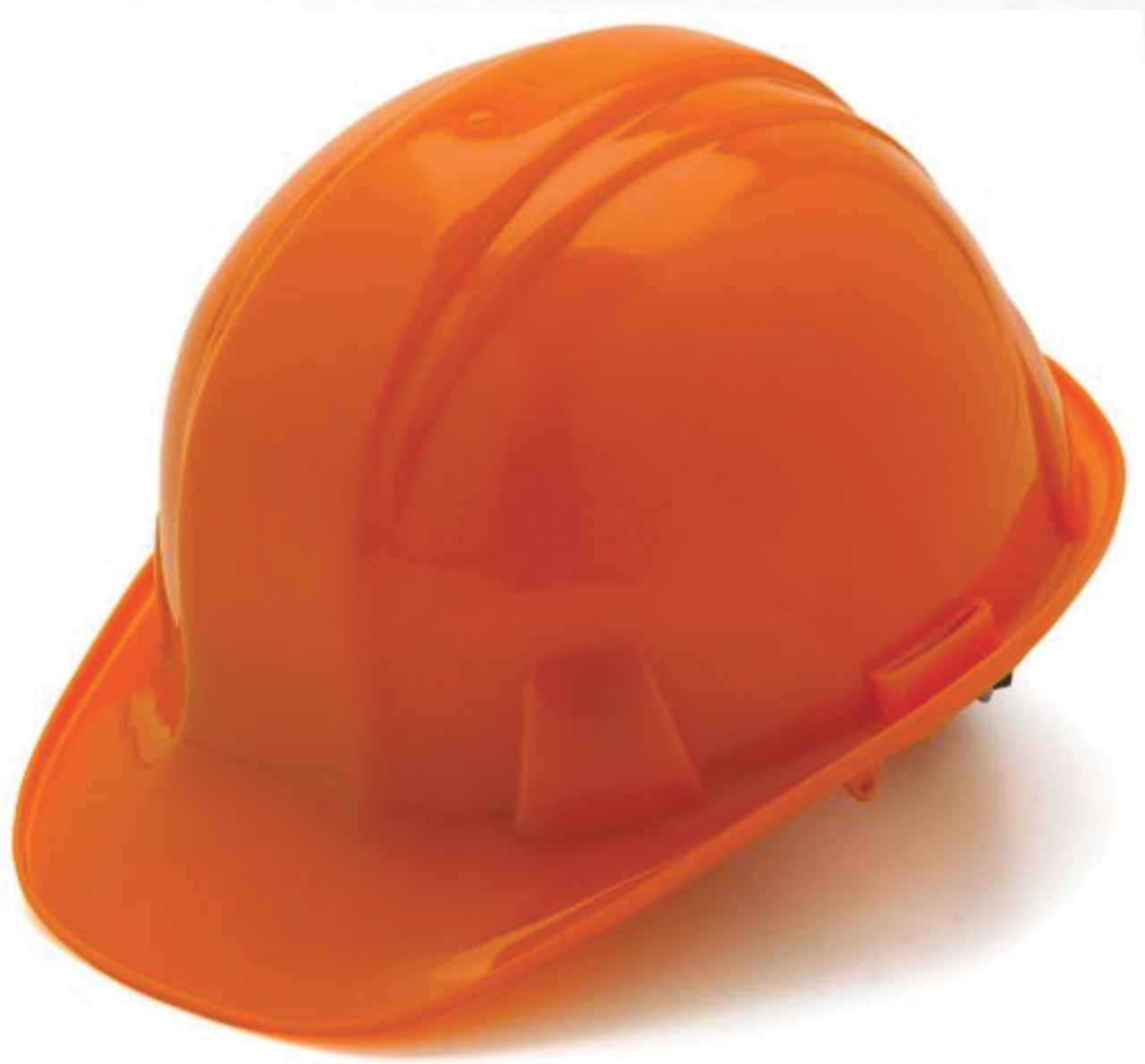 White Cap | Pyramex SL Series Hard Hat Orange-Standard Shell 4 Pt ...