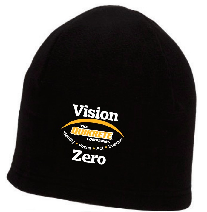 White Cap | Pyramex RH2 Series Black Fleece Cap with Quikrete Vision ...