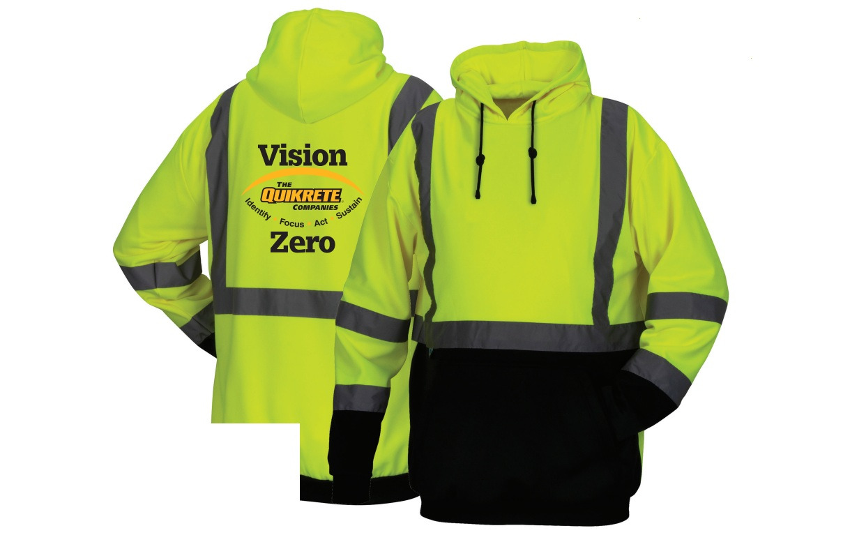 White Cap | Pyramex RSSH32 Series Large Hi-Vis Lime Class 3 Pullover ...