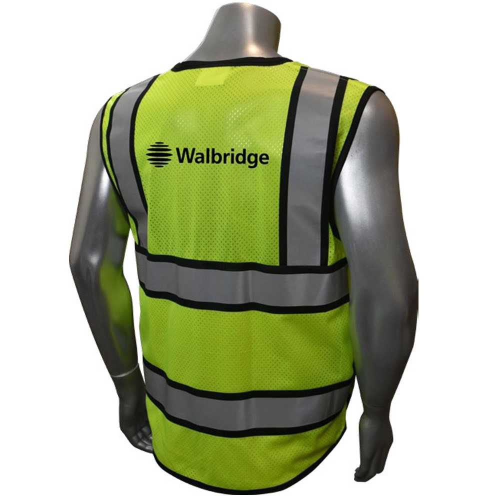 White Cap | Radians 5XL Hi-Vis Green Type R Class 2 Heavy Duty Surveyor ...