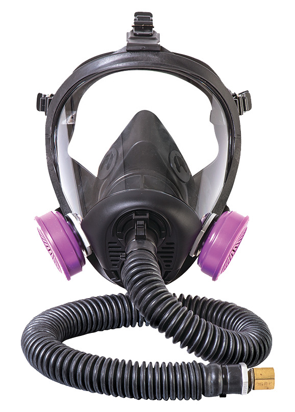 White Cap | 3M Ultimate FX/FF-400 Series L Black Silicone Full Face ...