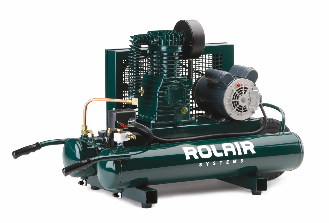 White Cap | Rol-Air 9gal. 2 HP Air Compressor Electric Portable