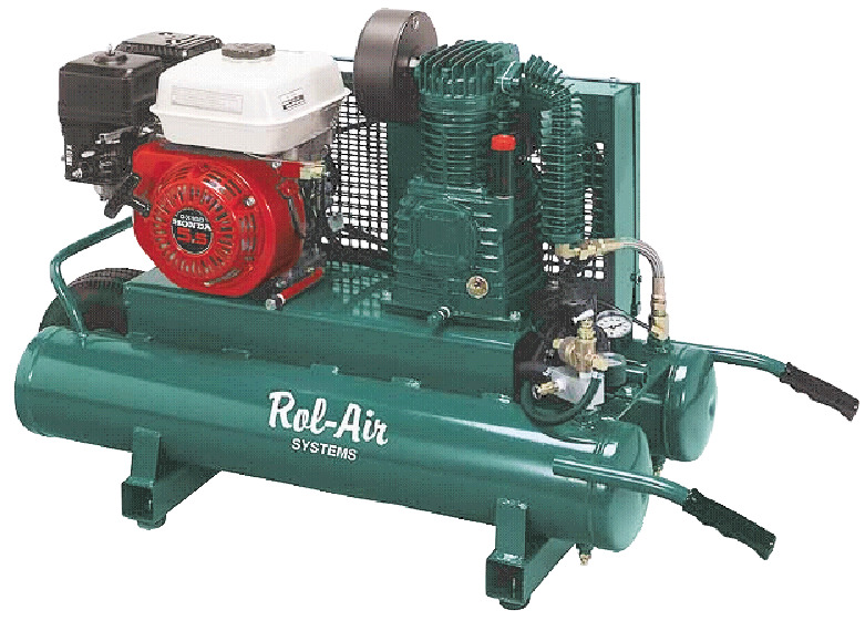White Cap | Rol-Air 5.5HP 9gal. Honda Air Compressor