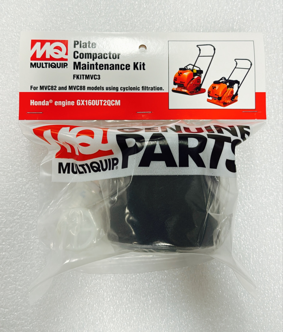White Cap | Multiquip Filter Kit for MVC Plate Series Compactor