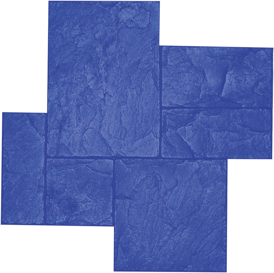 White Cap | BRICKFORM 36" x 36" Blue Grand Ashlar Slate