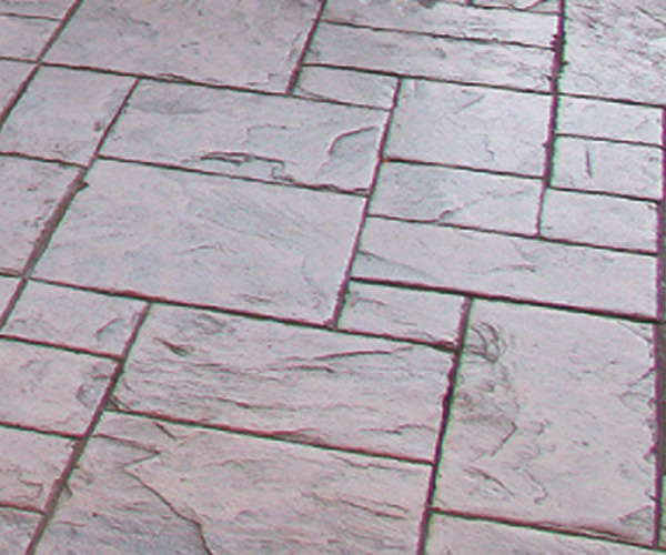 White Cap | BRICKFORM 36"X36" Red Grand Ashlar Slate Solomon