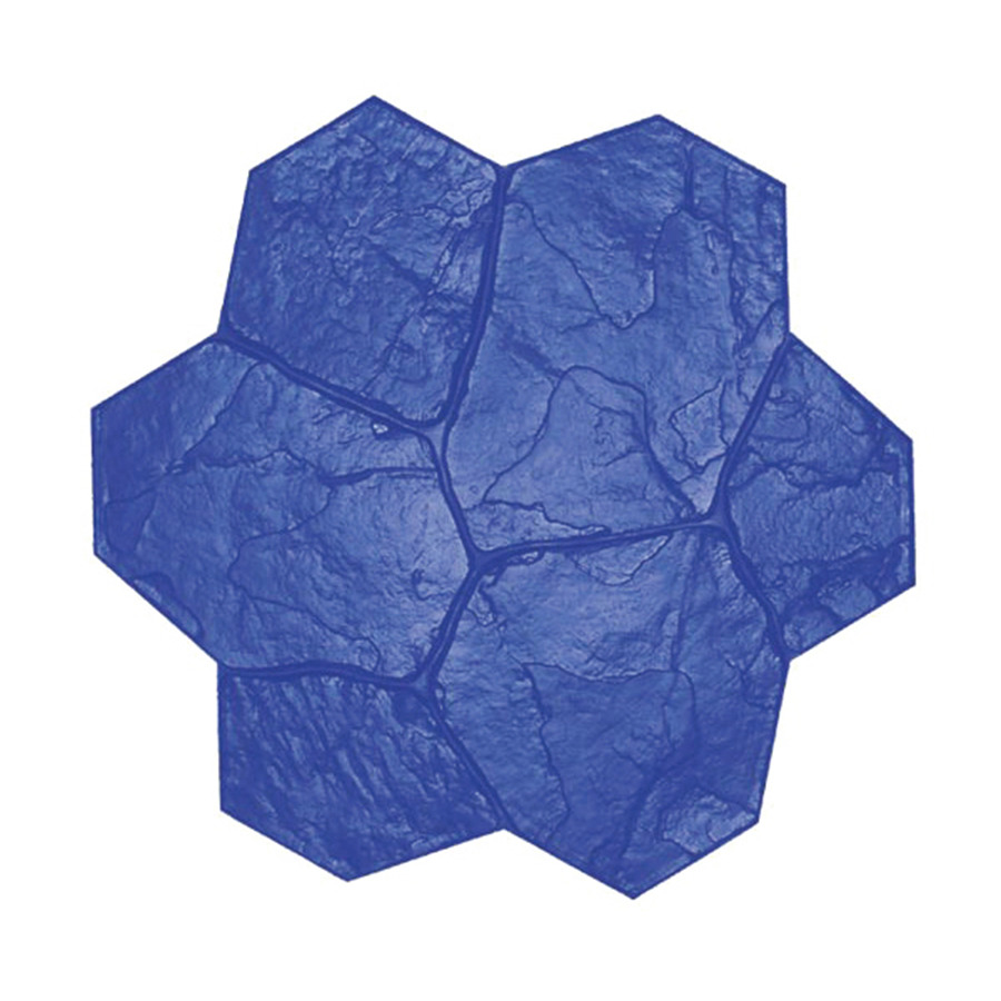 White Cap | BRICKFORM 30"X30" Blue Floppy Random Stone Texture Solomon