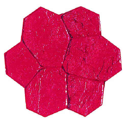 White Cap | BRICKFORM 30" x 30" Regular Red Random Stone Texture