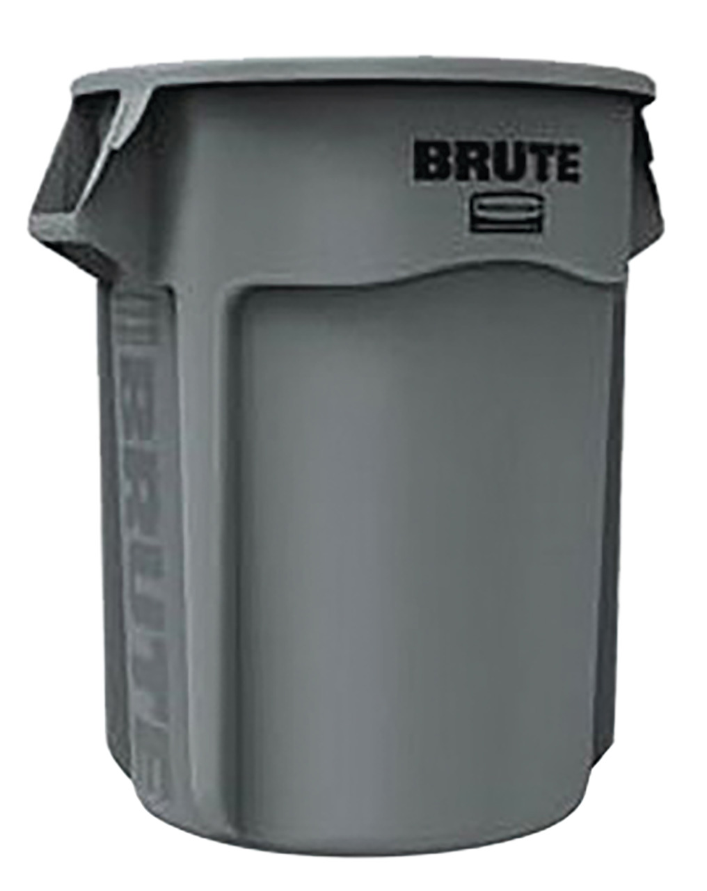White Cap | Rubbermaid Brute 55 Gal. Gray Trash Can