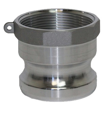 White Cap | Bridgestone Hosepower 3In Part A Cam Lock Groove Adapter x ...