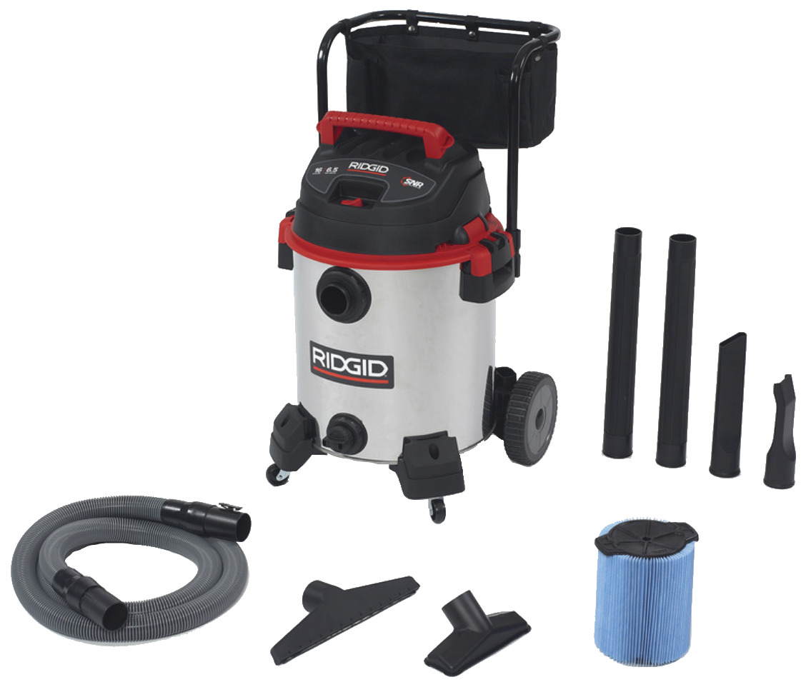 White Cap | RIDGID Red Vac 16 gal. Stainless 1610RV