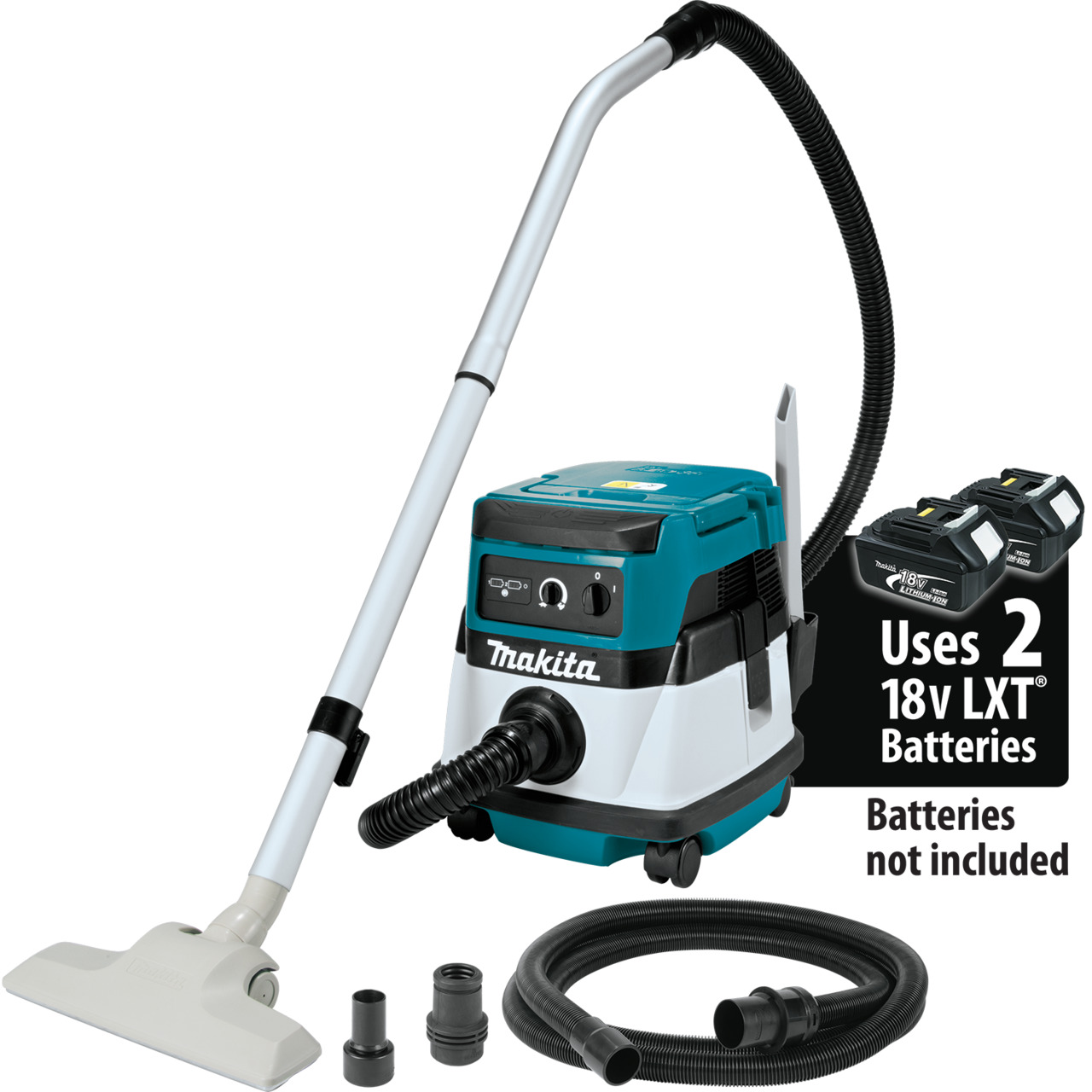 White Cap | Makita 18V X2 (36V) 2.1 gal. HEPA Dry Vacuum, AC/DC