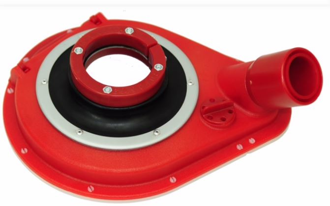 White Cap | Husqvarna 5" Premium Dust Shroud for Hand Grinders