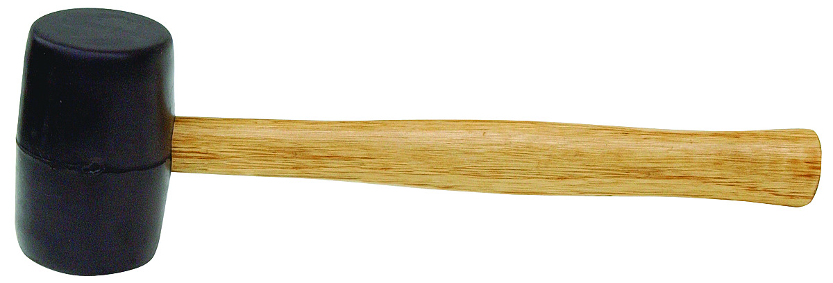 White Cap | Hit Tools 16Oz Rubber Mallet
