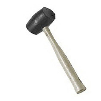 White Cap | Hit Tools 24 oz. Rubber Mallet