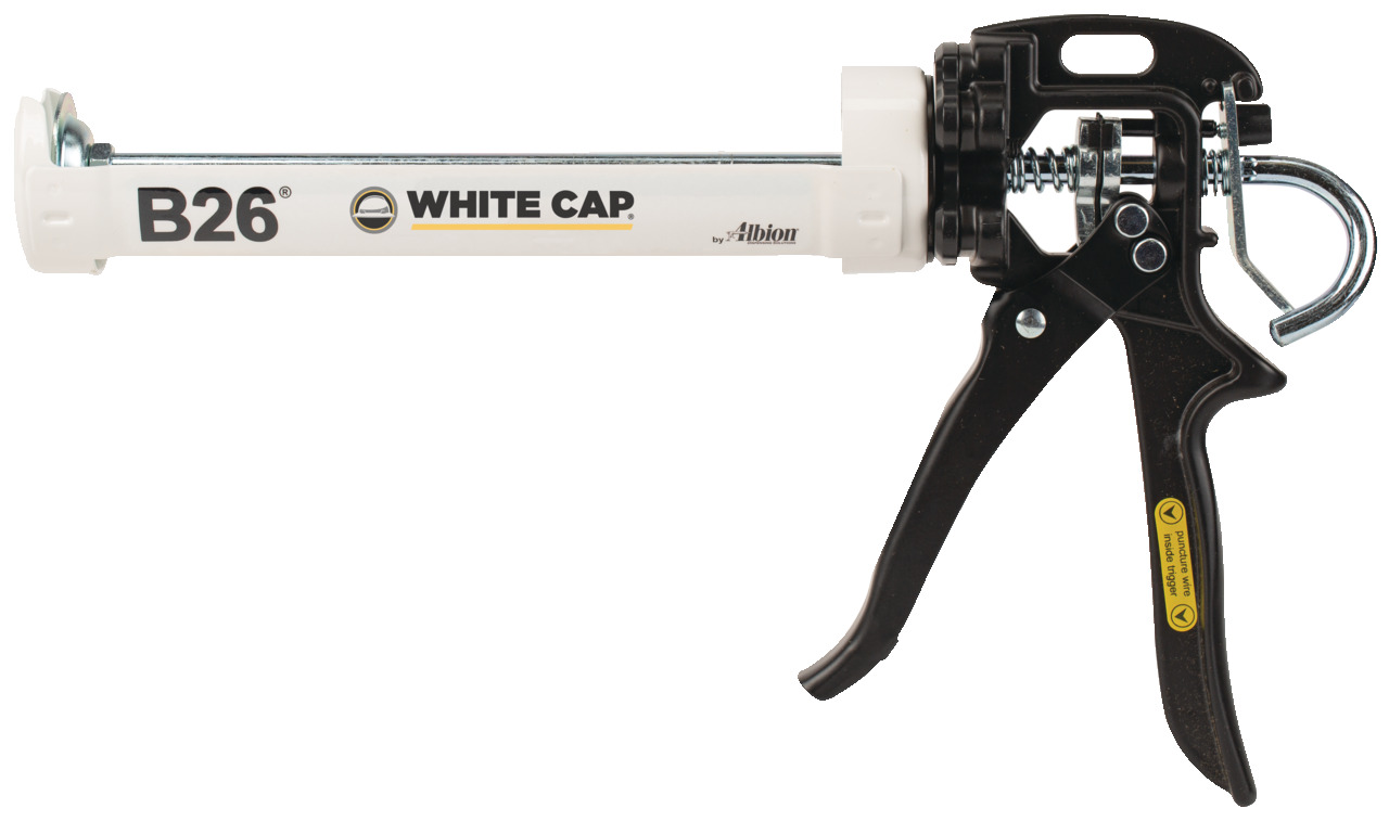 White Cap | Albion B26 1/10 Gallon B-Line Manual Cartridge Gun 26:1 Drive