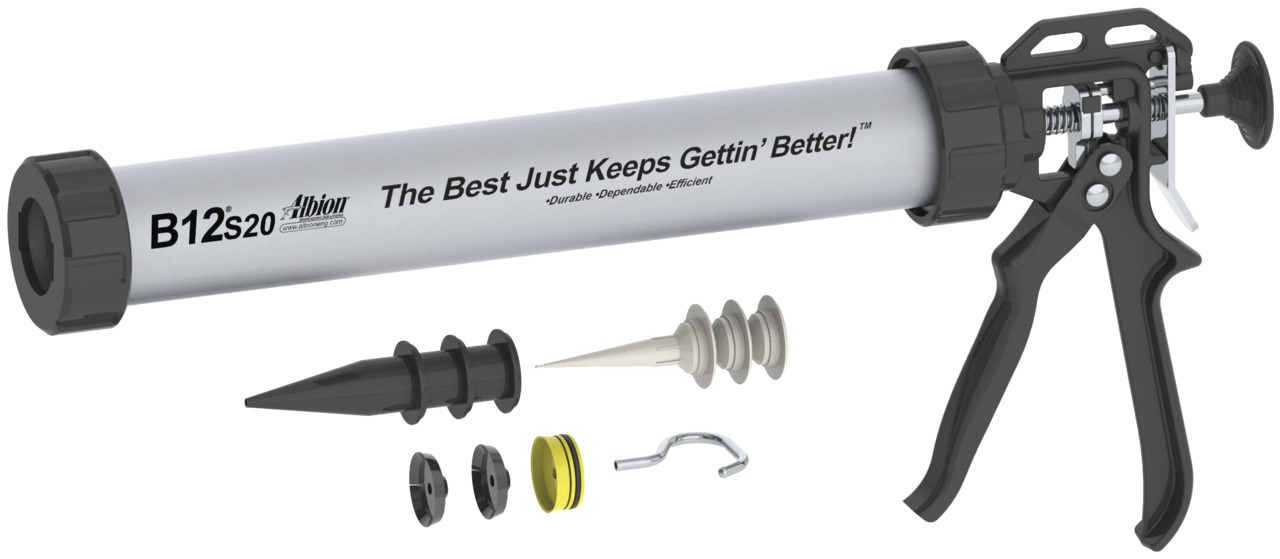 White Cap | Albion B12S20 20Oz B-Line Manual Sausage Gun with Smooth ...