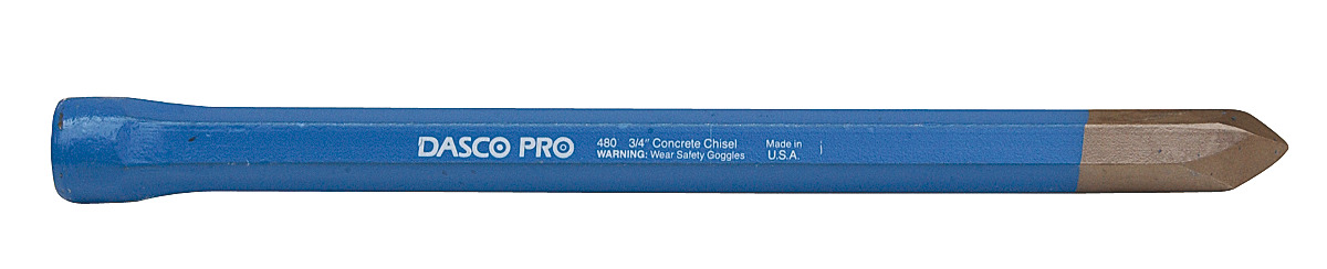 White Cap | Dasco Pro 3/4"X12" Concrete Chisel