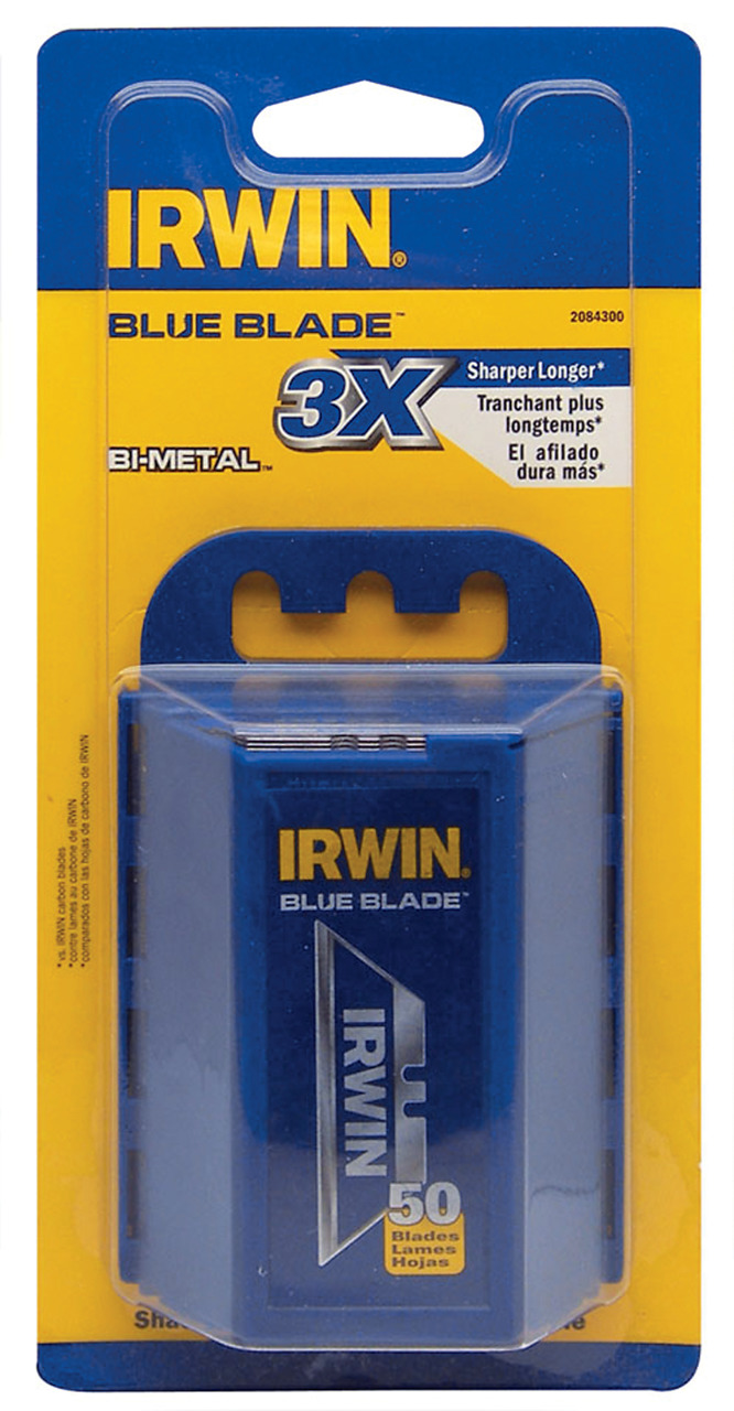 White Cap | Irwin Utility Knife Blades Unbreakable 50/Pack