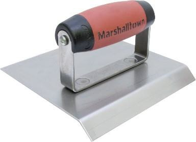 White Cap | MARSHALLTOWN 6" x 6" 3/4" Lip Stainless Steel Chamfer Hand ...
