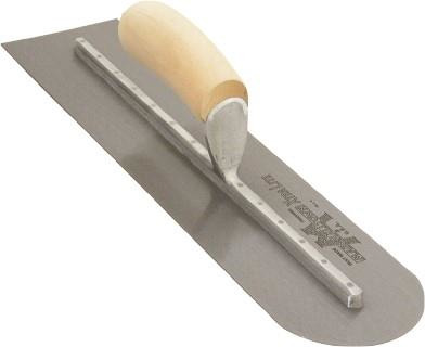 White Cap | MARSHALLTOWN 20" x 4" Round End Trowel Wood Handle