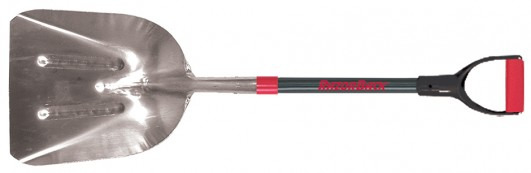 White Cap | Razor-Back D Handle Aluminum Scoop Size 12