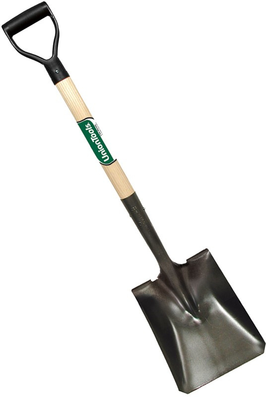 White Cap | Union Tools DHSP 28" Plastic Wood D-Handle Shovel