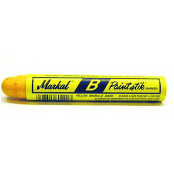 White Cap | Markal Yellow Paintstick