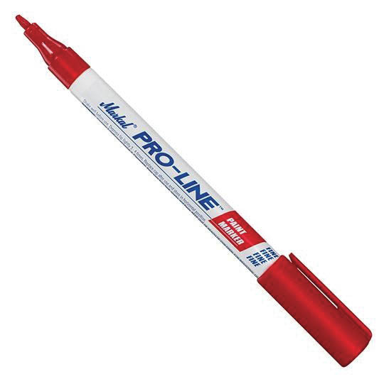 White Cap | Markal Pro-Line Red Fine Paint Marker La Co Industries Inc