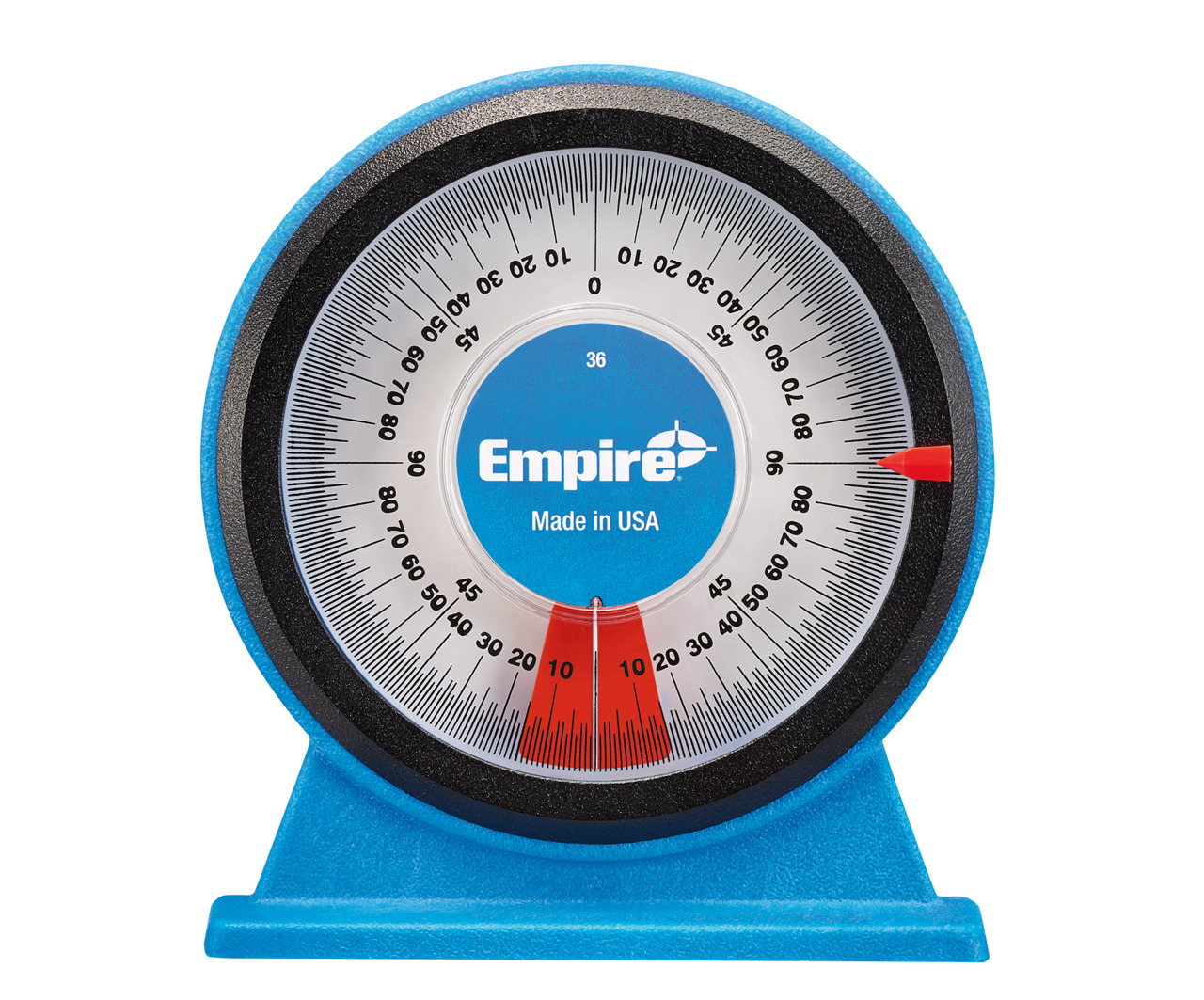 White Cap | Empire Level Protractor Magnetic Polycast