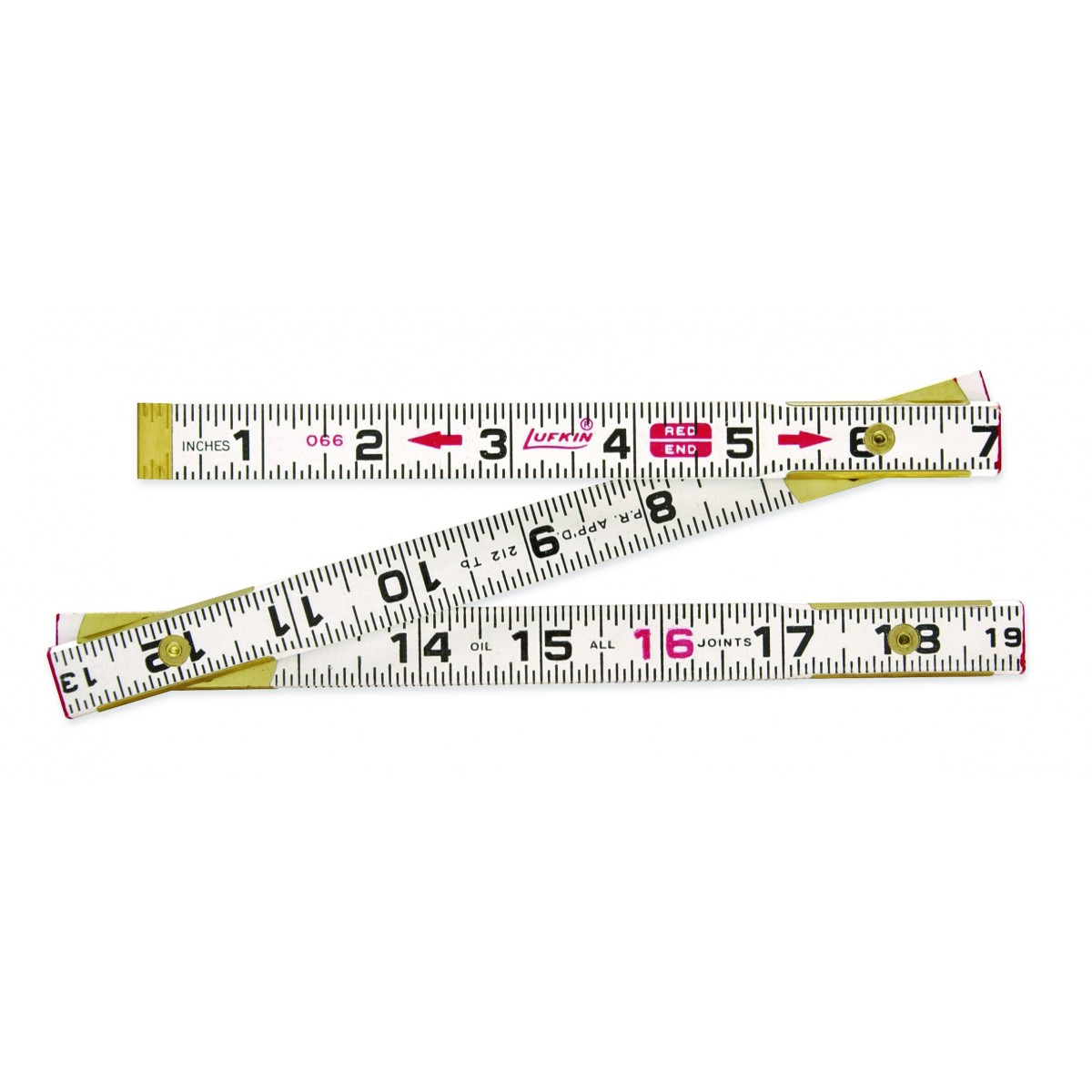 White Cap | Lufkin 6' Folding Wood Ruler