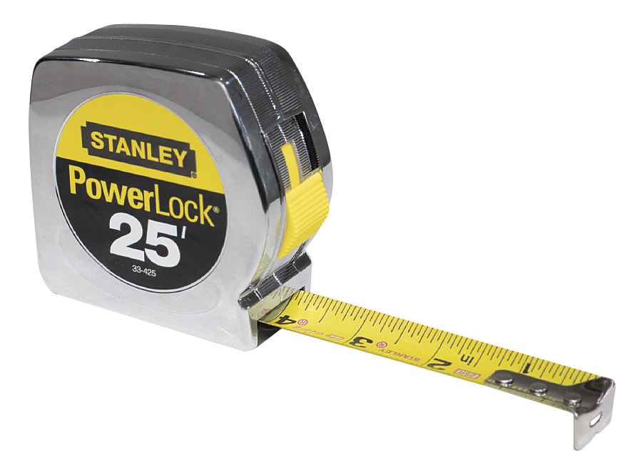 White Cap | STANLEY PowerLock 1" x 25' Tape Measure