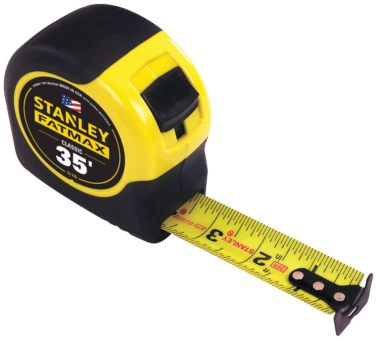 White Cap | STANLEY FatMax 1-1/4" x 35' Tape Measure