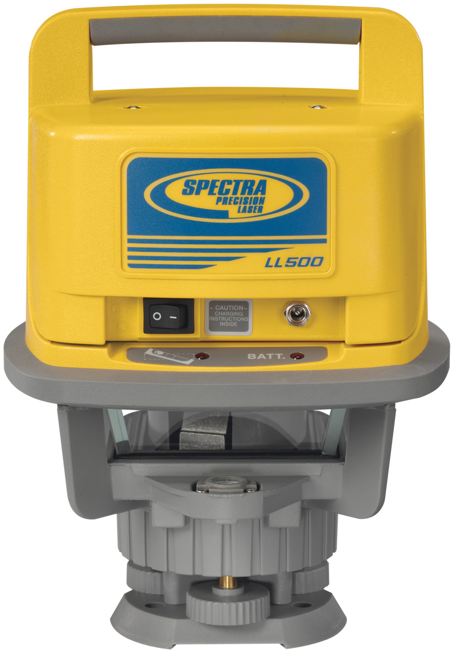 White Cap | Spectra Precision LL500 Semi-Auto Leveling Laser Level with ...