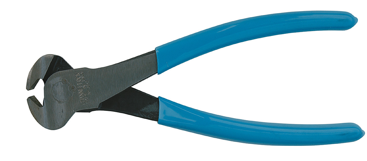 White Cap | Channellock 7" End Cut Pliers