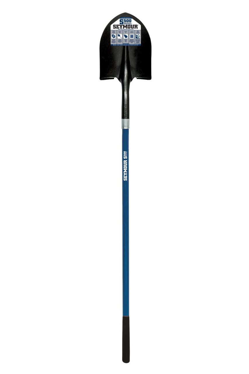 White Cap | Seymour S500 Round Point Shovel Fiberglass Handle Rear ...