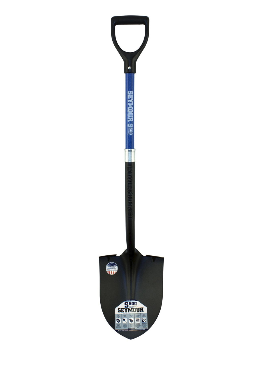 White Cap | Seymour S500 Dhrp Shovel Fiberglass Handle Rear Rolled Step ...