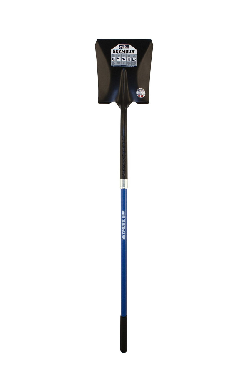 White Cap | Seymour S500 Lhsp Shovel Fiberglass Handle Rear Rolled Step ...