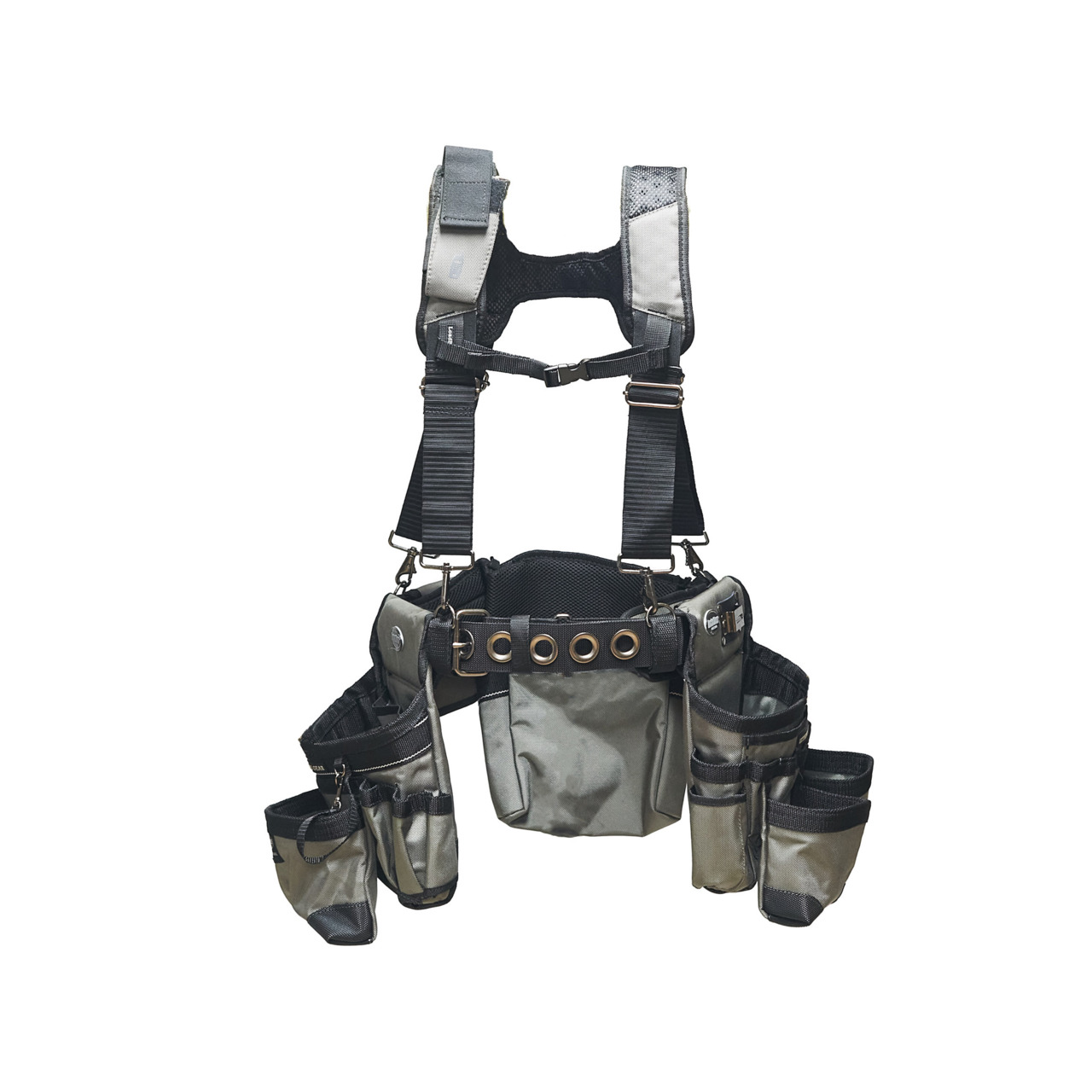 White Cap | Bucket Boss Gray 27 Pocket 3 Framers Rig Bag