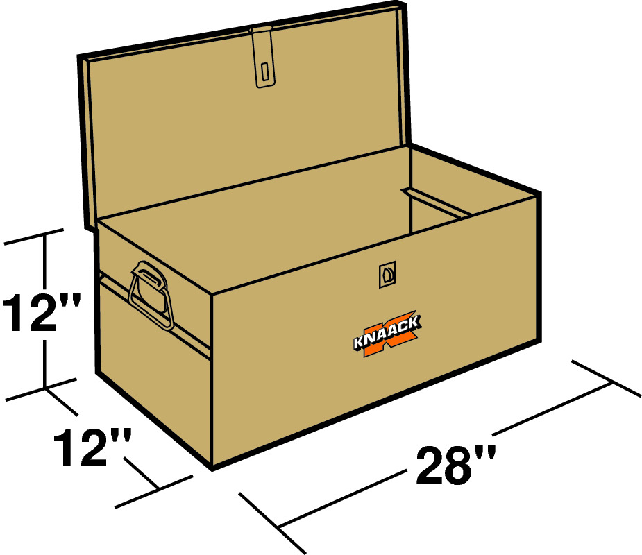 White Cap | KNAACK Jobmaster 28 Chest 28" x 12" x 12"