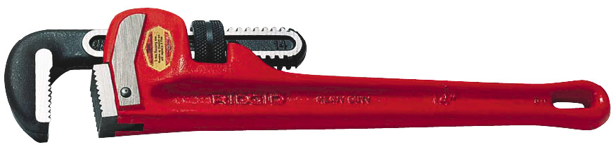 White Cap | RIDGID 14" Steel Straight Pipe Wrench