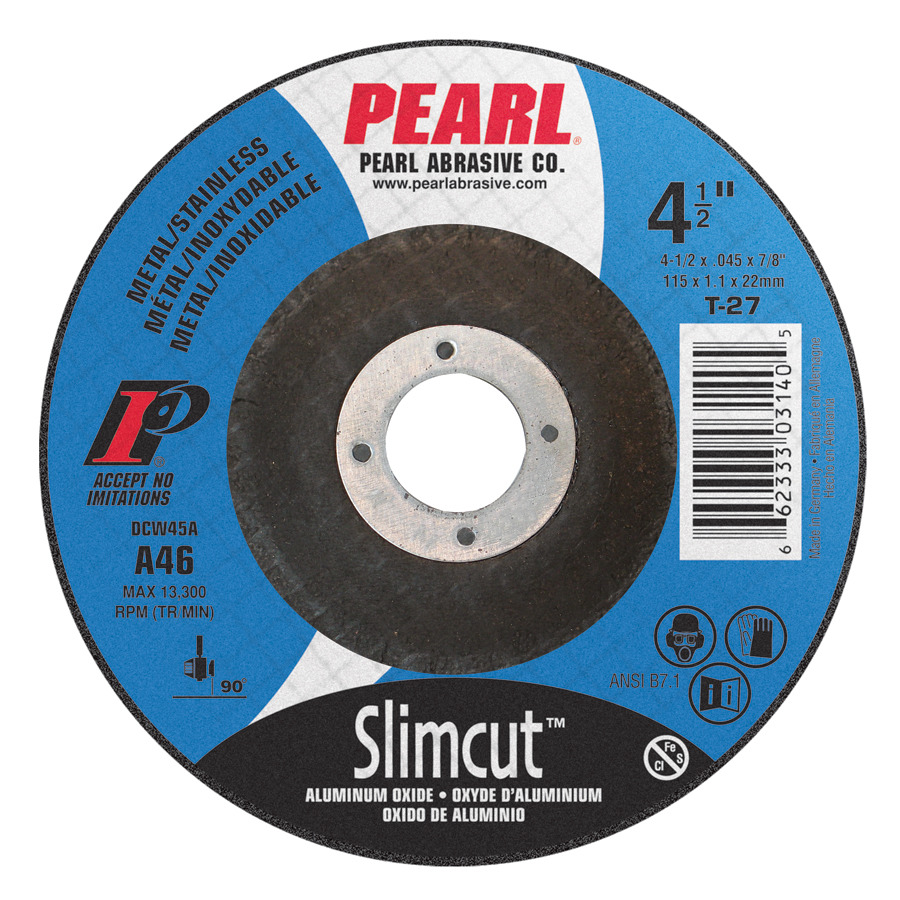 White Cap | 4-1/2"X.045" 7/8" A46 Cutoff Wheel Pearl