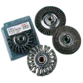 White Cap | 4"X.014 5/8-11 Knot Wheel United Abrasives Sait